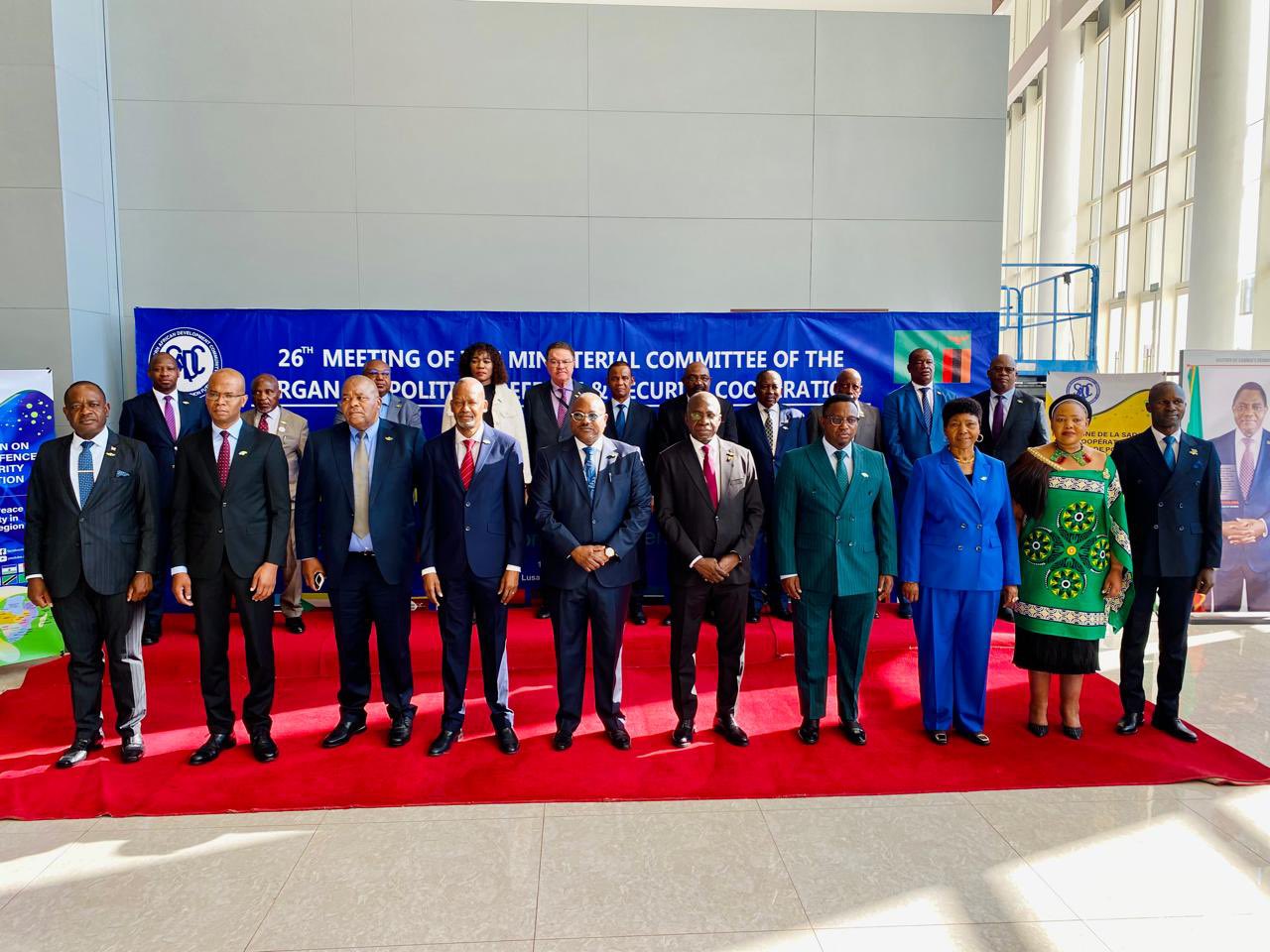 26th Meeting of the SADC Ministerial Committee of the Organ on Politics, Defence and Security ...